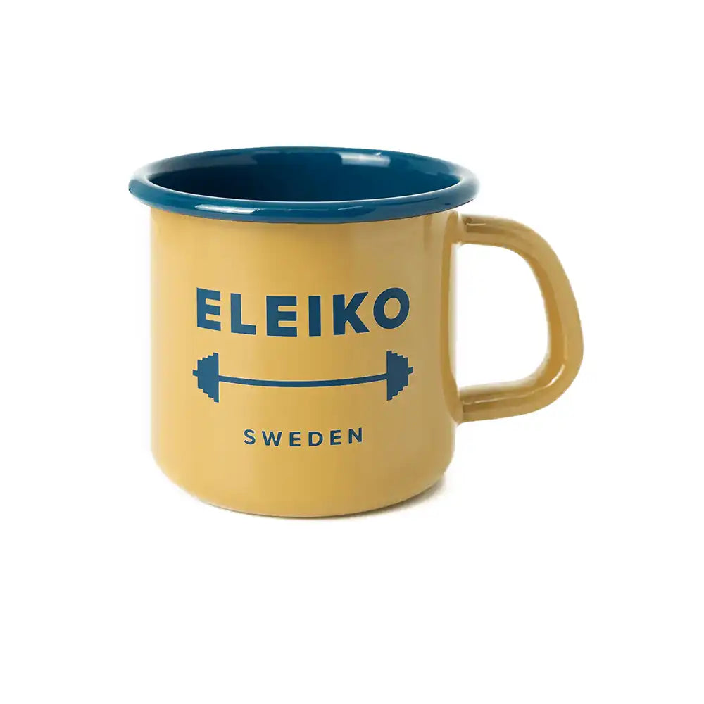 Eleiko Enamel Mug - Yellow | Pro Sports Kuwait